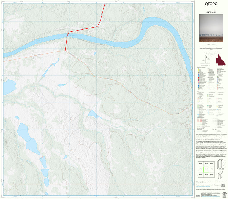 Strathbogie (8457-431) Map by Department of Natural Resources and Mines ...