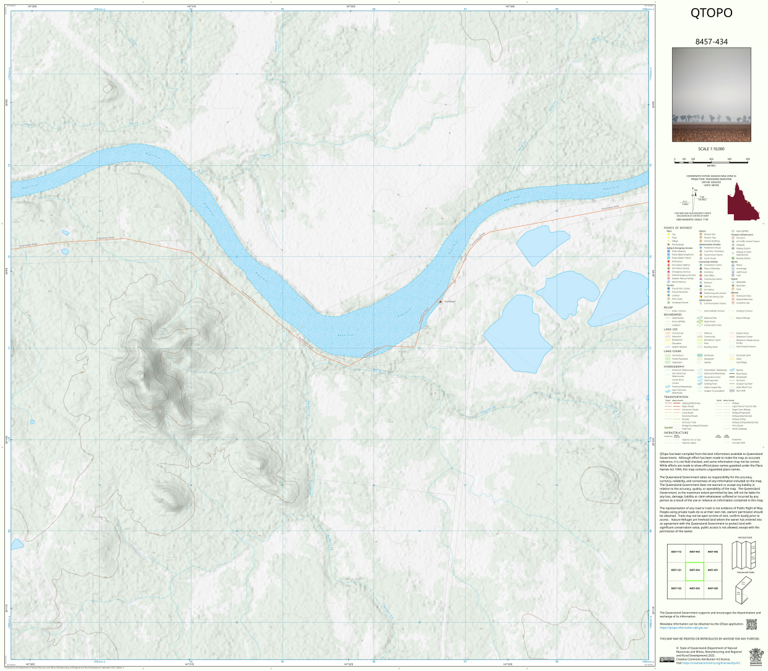Strathbogie (8457-434) Map by Department of Natural Resources and Mines ...