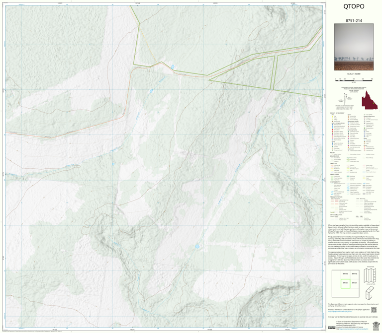 Strathconan (8751-214) Map by Department of Natural Resources and Mines ...