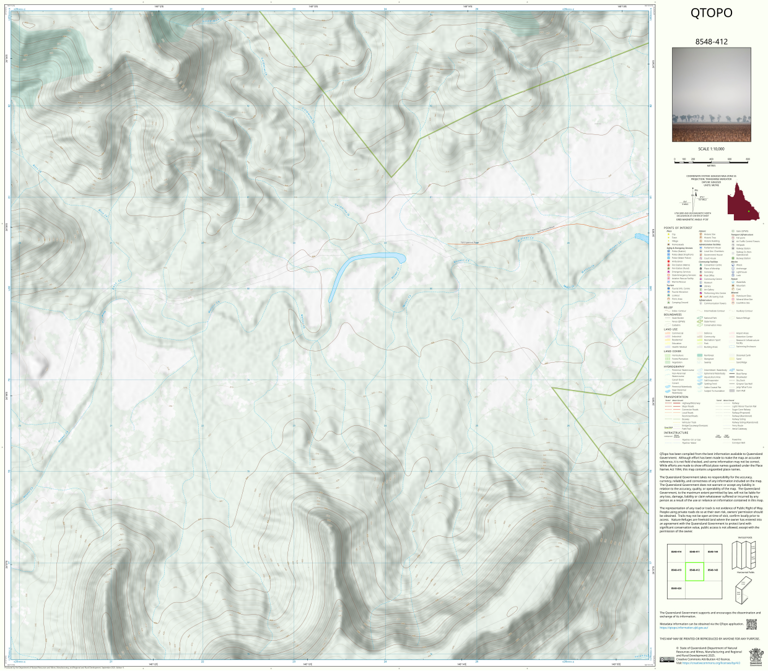 Sugarloaf (8548-412) Map by Department of Natural Resources and Mines ...