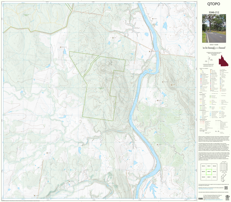 Tanyalba Creek (9346-212) Map by Department of Natural Resources and ...