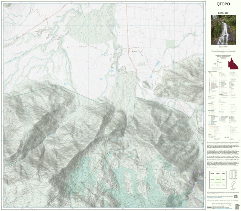 Telegraph Gap (8160-342) Map by Department of Natural Resources and ...