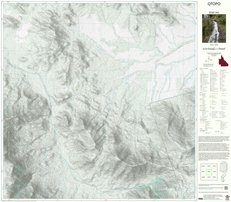 Telegraph Gap (8160-343) Map by Department of Natural Resources and ...