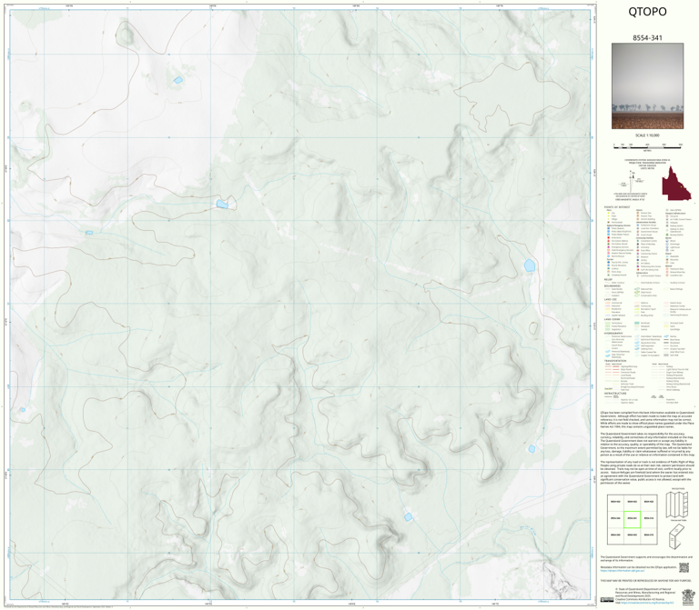 Teviot Brook (8554-341) Map by Department of Natural Resources and ...