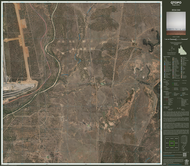 Teviot Brook (8554-344i) Map by Department of Natural Resources and ...