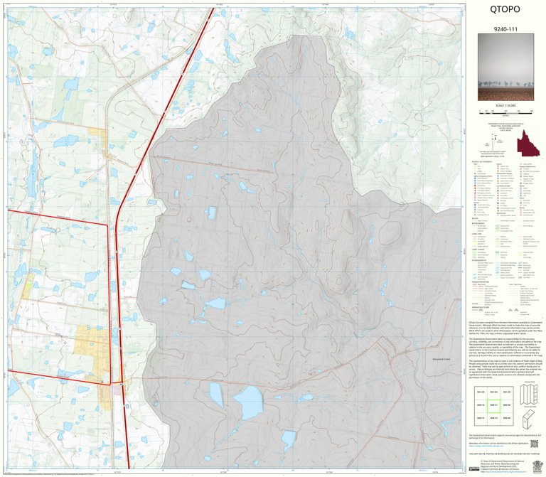 The Summit (9240-111) Map by Department of Natural Resources and Mines ...