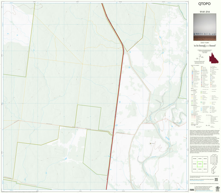Thomas Crossing (9141-314) Map by Department of Natural Resources and ...