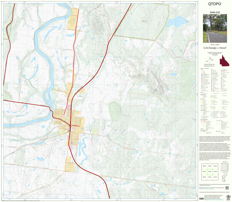 Tiaro (9446-432) Map by Department of Natural Resources and Mines ...