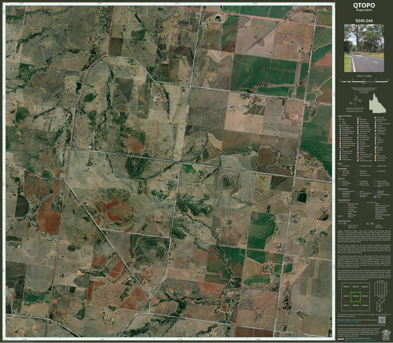 Tingoora (9245-244i) Map by Department of Natural Resources and Mines ...