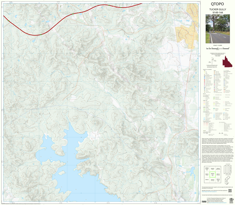 Tucker Gully (9149-144) Map by Department of Natural Resources and ...