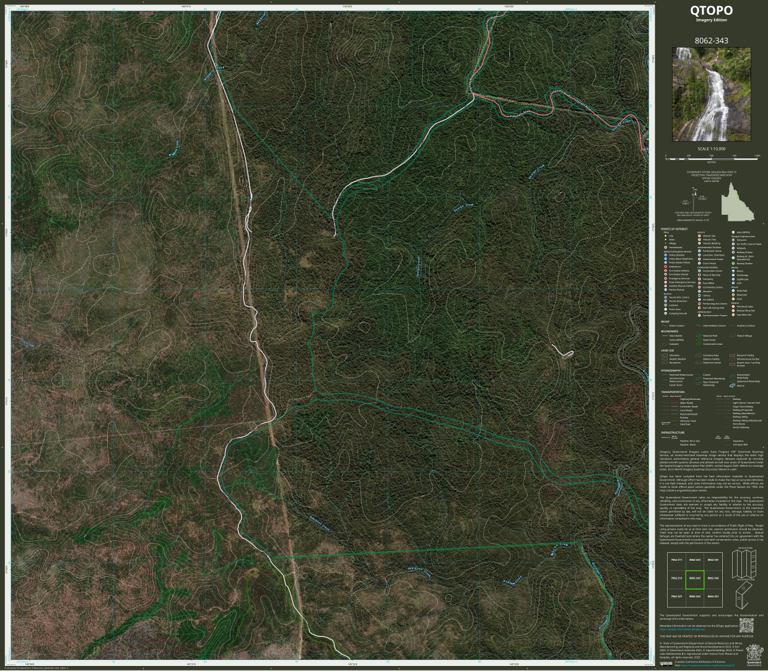 Tully Falls (8062-343i) Map by Department of Natural Resources and ...