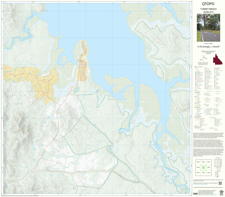 Turkey Beach (9249-413) Map by Department of Natural Resources and ...