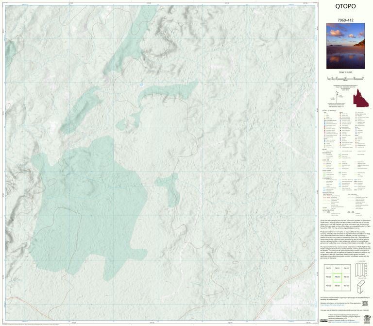 Valley Of Lagoons (7960-412) Map by Department of Natural Resources and ...