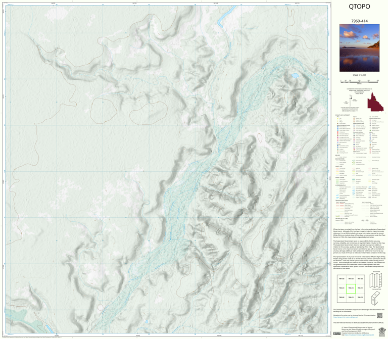 Valley Of Lagoons (7960-414) Map by Department of Natural Resources and ...
