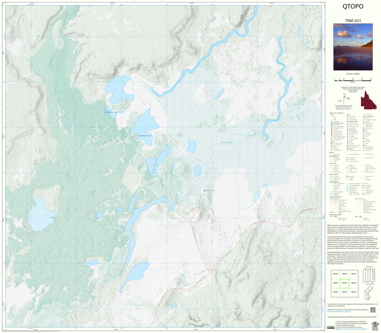 Valley Of Lagoons (7960-431) Map by Department of Natural Resources and ...