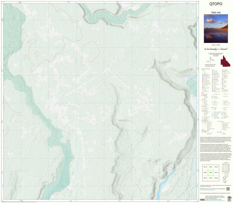 Valley Of Lagoons (7960-442) Map by Department of Natural Resources and ...