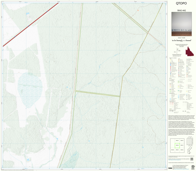 Waar Waar (9042-442) Map by Department of Natural Resources and Mines ...