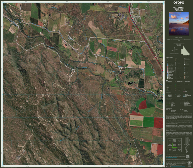WALKAMIN (7963-124i) Map by Department of Natural Resources and Mines ...