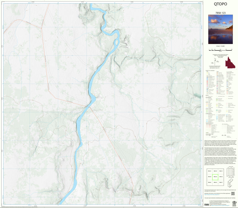 Wando Vale (7858-123) Map by Department of Natural Resources and Mines ...