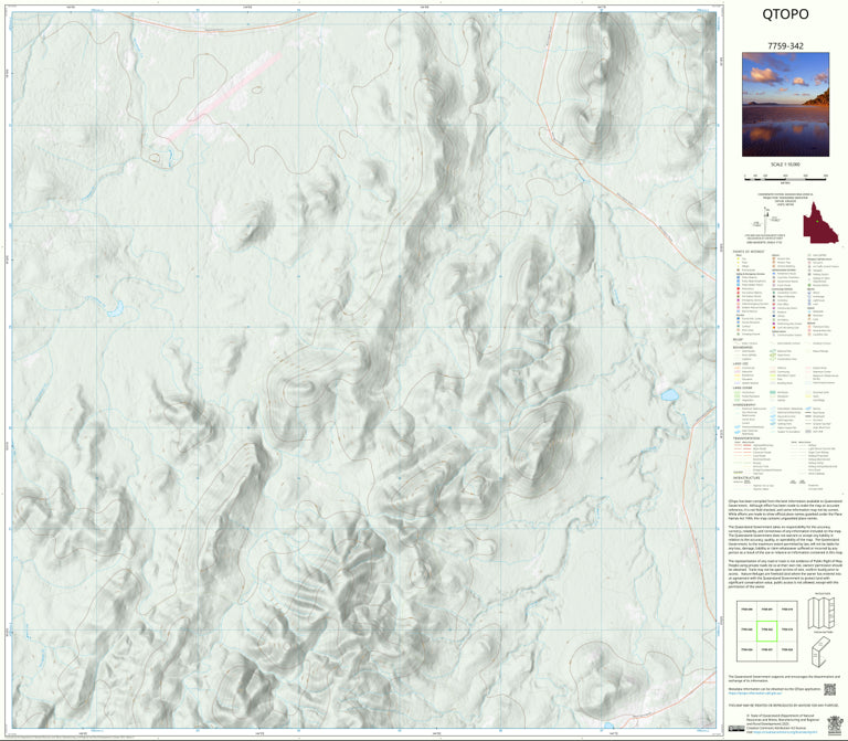 Werrington (7759-342) Map by Department of Natural Resources and Mines ...
