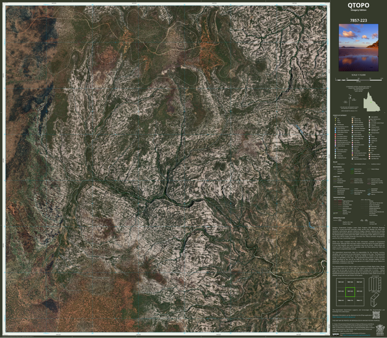 White Mountains (7857-223i) Map by Department of Natural Resources and ...