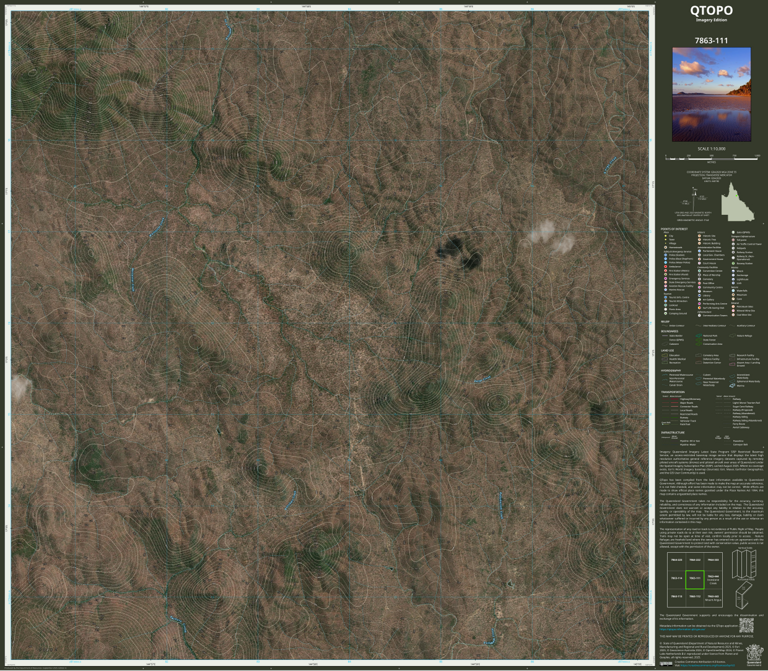 Wolfram (7863-111i) Map by Department of Natural Resources and Mines ...