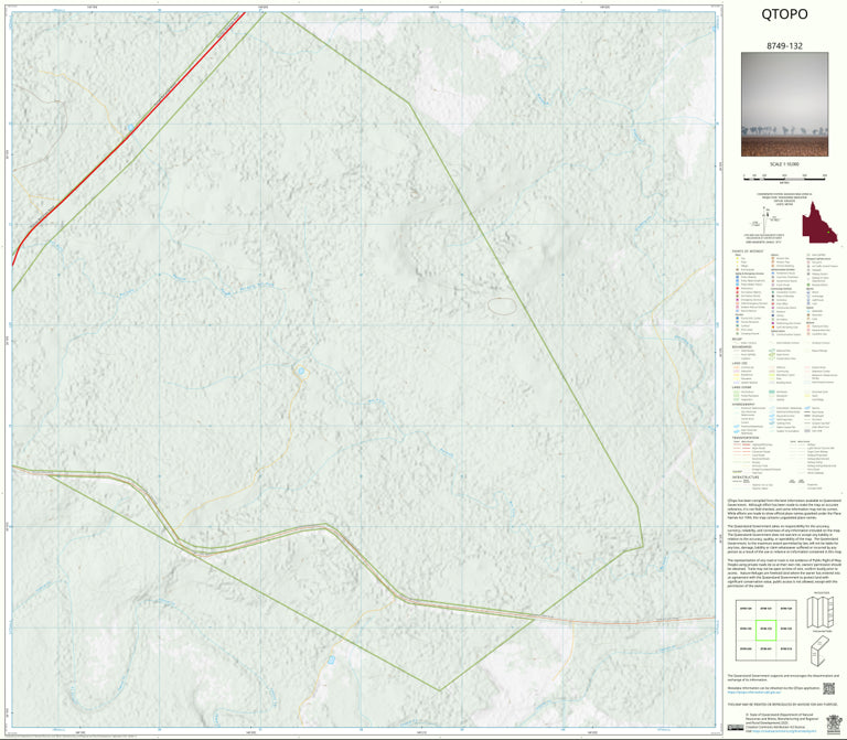 Woorabinda (8749-132) Map by Department of Natural Resources and Mines ...
