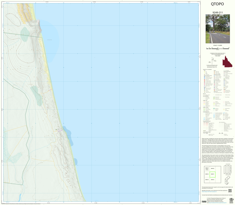 Wreck Rock (9249-211) Map by Department of Natural Resources and Mines ...