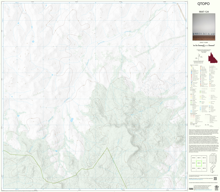 Wuruma Dam (9047-124) Map by Department of Natural Resources and Mines ...