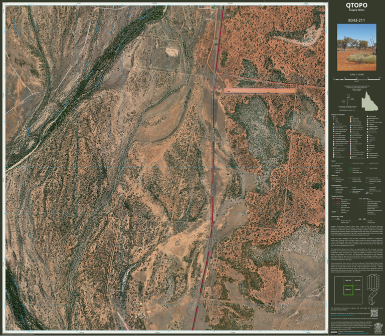 Wyandra (8043-211i) Map by Department of Natural Resources and Mines ...