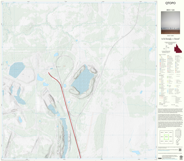 Yan Yan (8551-124) Map by Department of Natural Resources and Mines ...