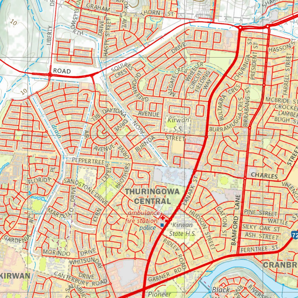 Alice River (8259-3) Map by Department of Resources | Avenza Maps
