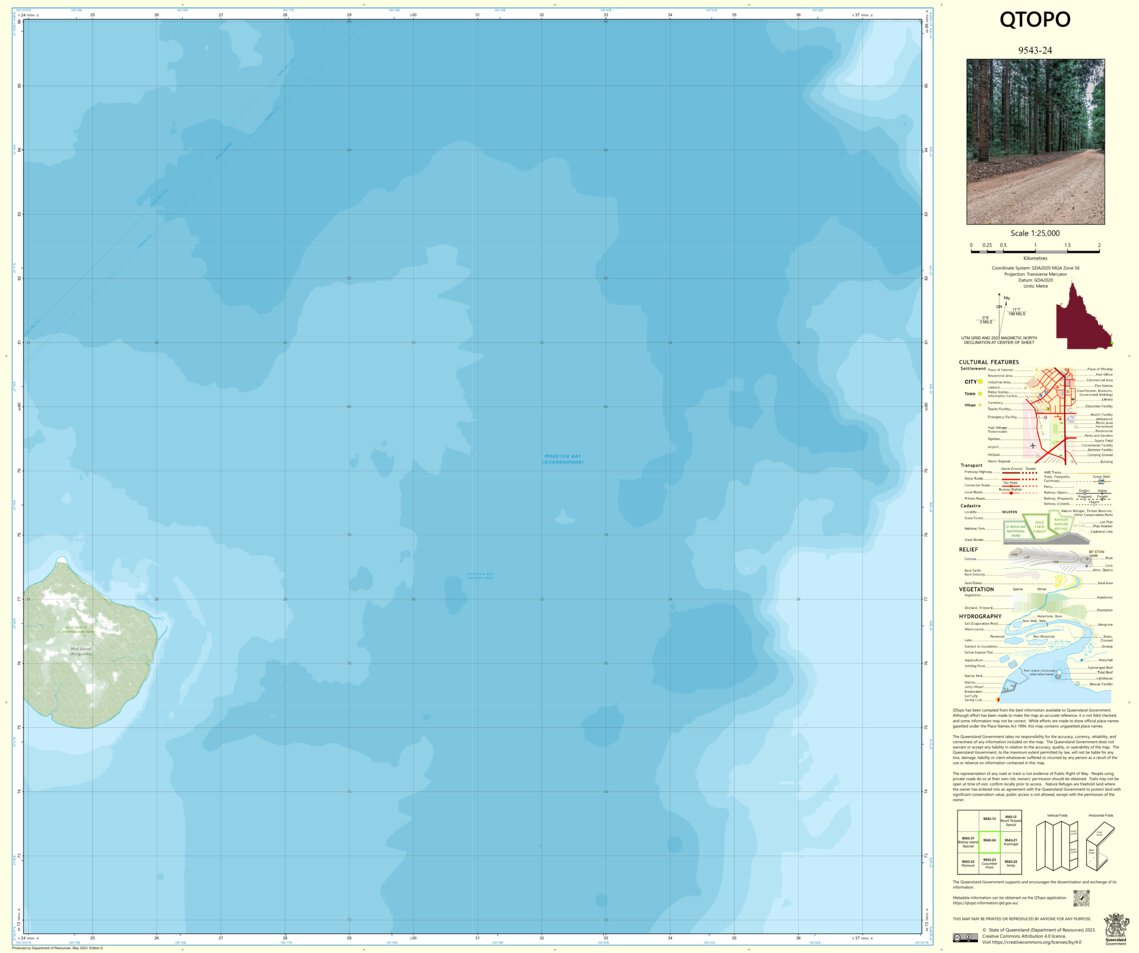 Amity Point (9543-24) Map by Department of Resources | Avenza Maps