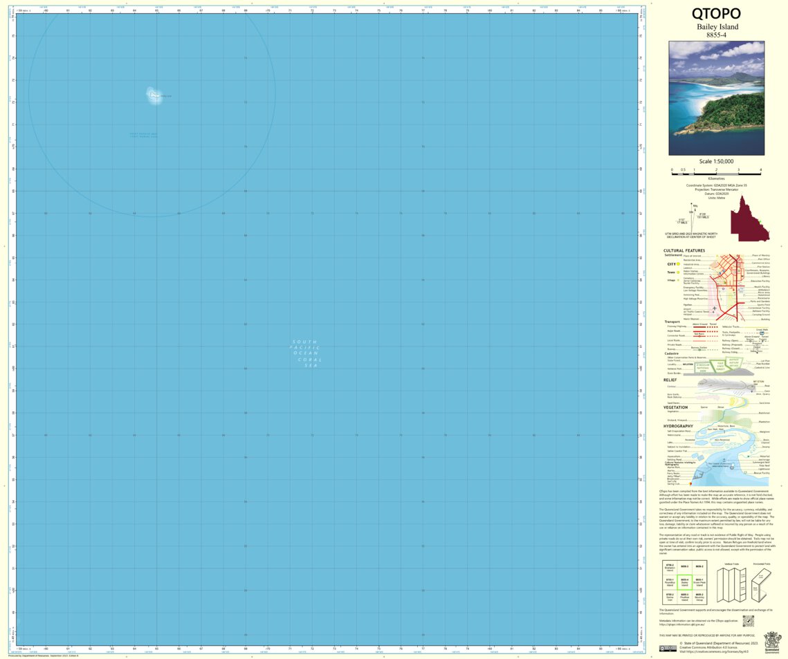 Bailey Island (8855-4) Map by Department of Resources | Avenza Maps