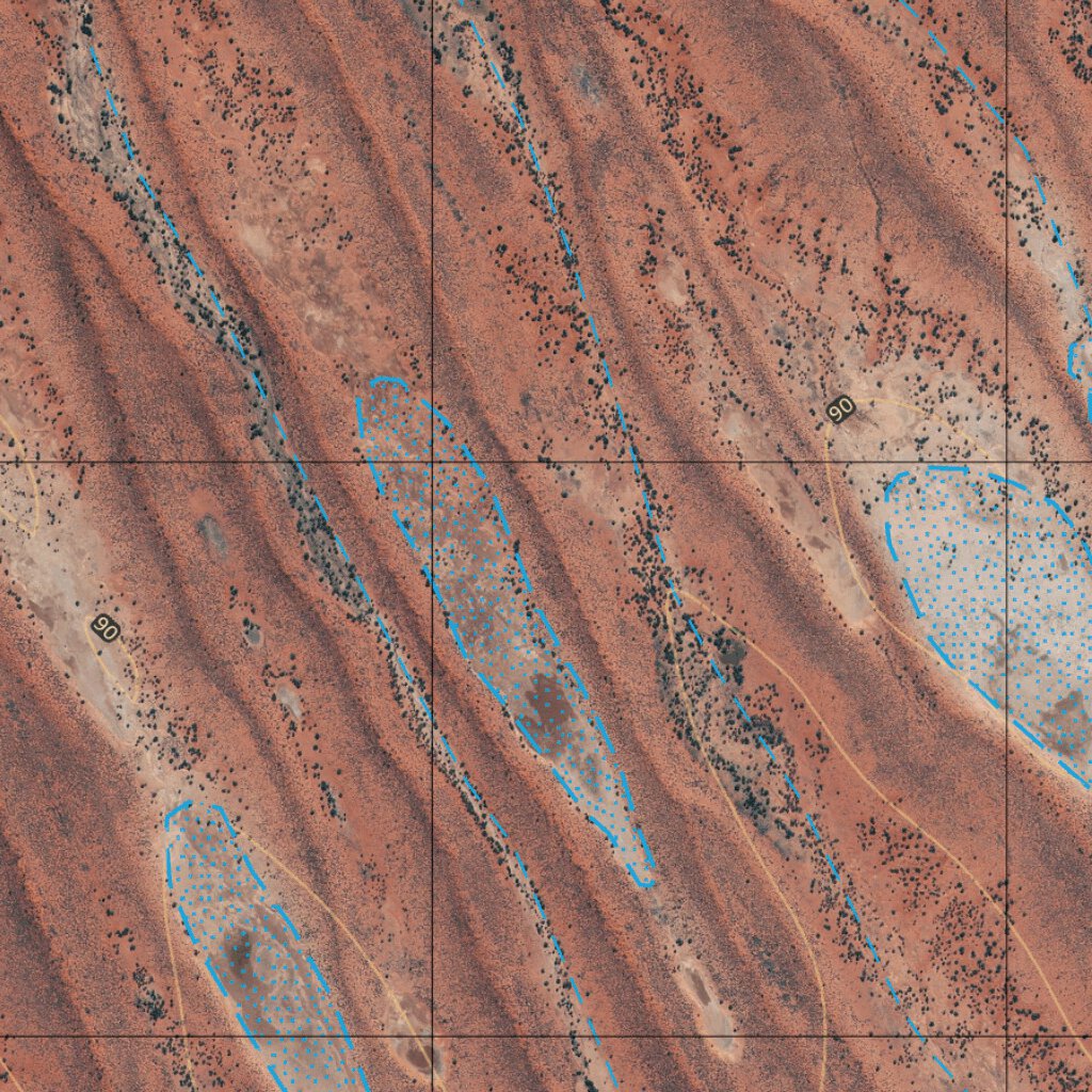 Bedourie (6749-32i) Map by Department of Resources | Avenza Maps