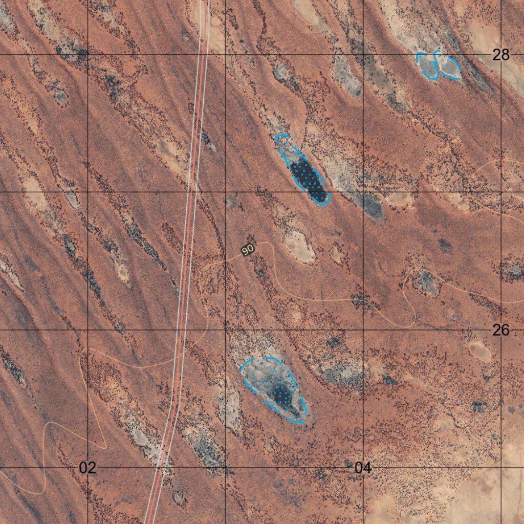 Bedourie (6749-4i) Map by Department of Resources | Avenza Maps