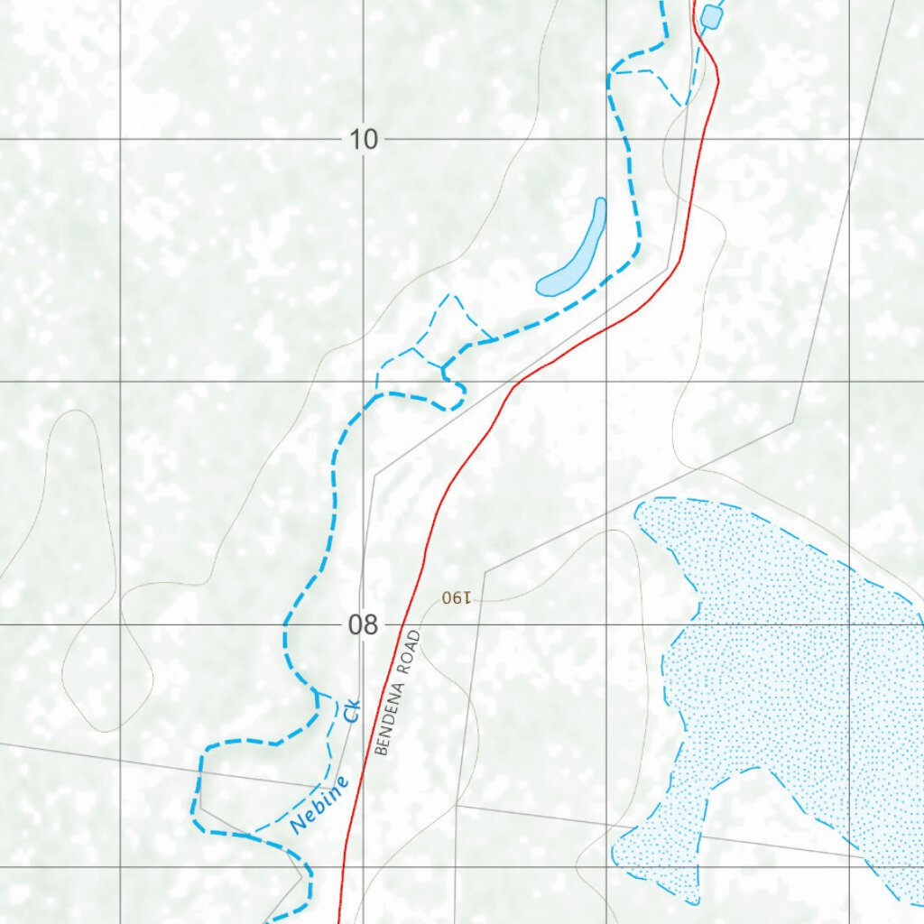 Bendena (8242-2) Map by Department of Resources | Avenza Maps