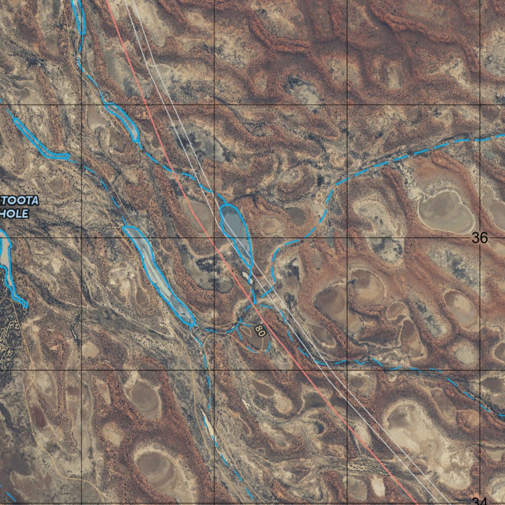 Betoota (7046-2i) Map by Department of Resources | Avenza Maps