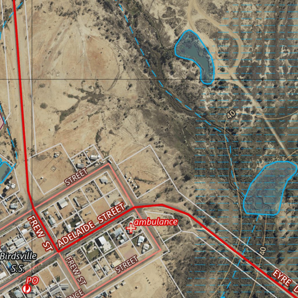 Birdsville (6746-231i) Map by Department of Resources | Avenza Maps