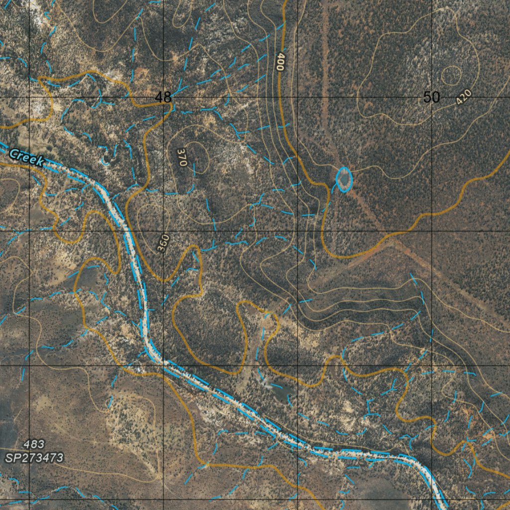 Bluff Downs (8058-4i) Map by Department of Resources | Avenza Maps