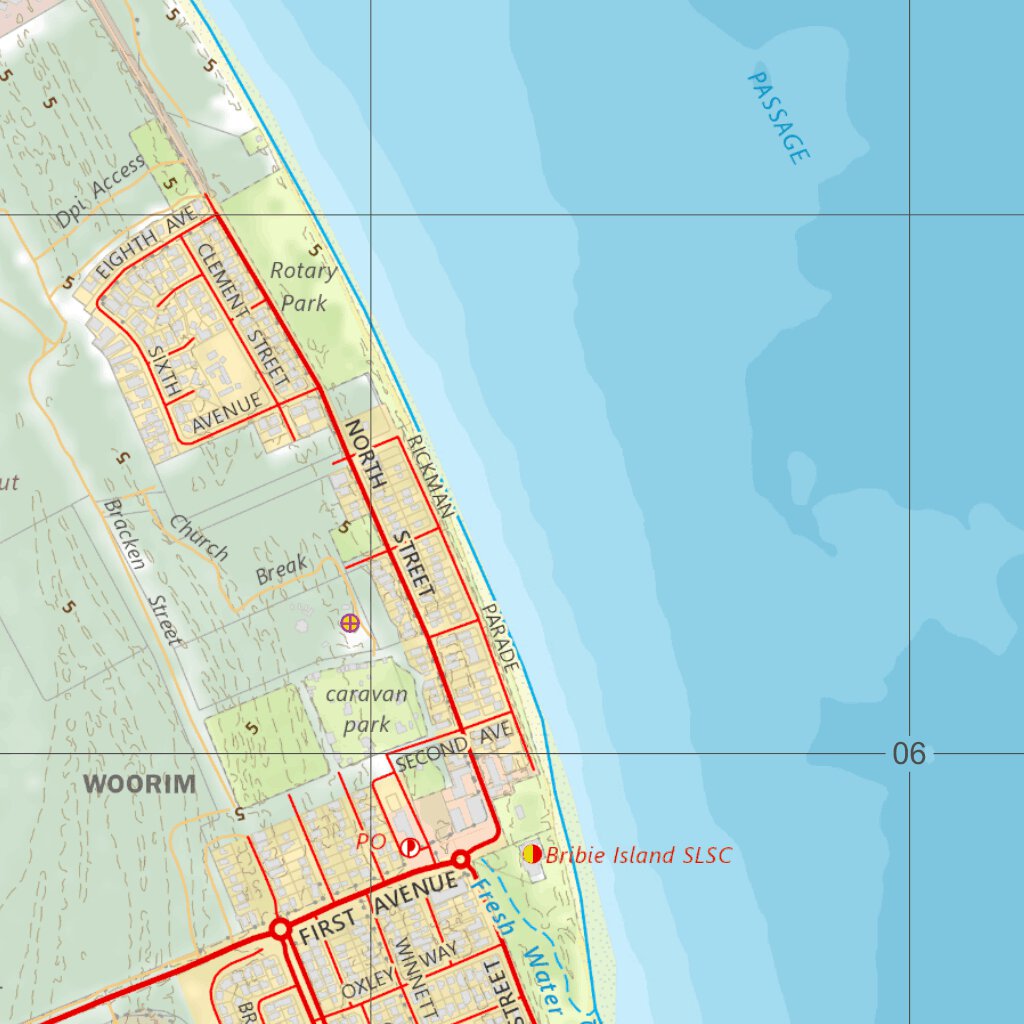 Bongaree (9543-41) Map by Department of Resources | Avenza Maps
