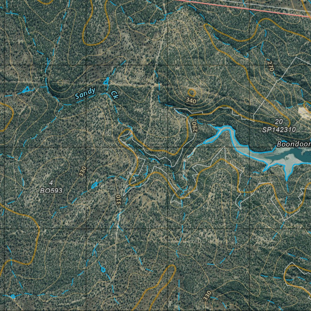Boondooma (9145-1i) Map by Department of Resources | Avenza Maps