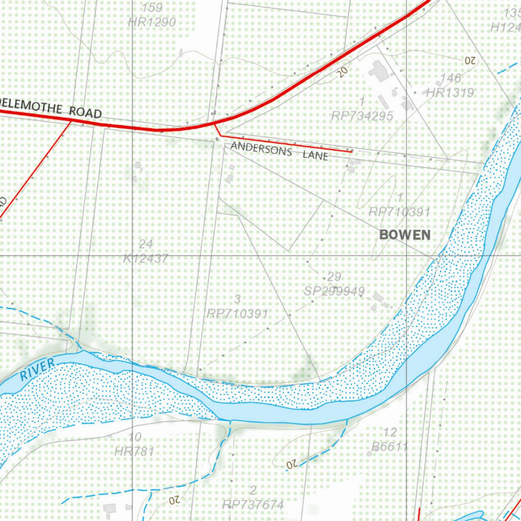 Bowen (8557-41) Map by Department of Resources | Avenza Maps