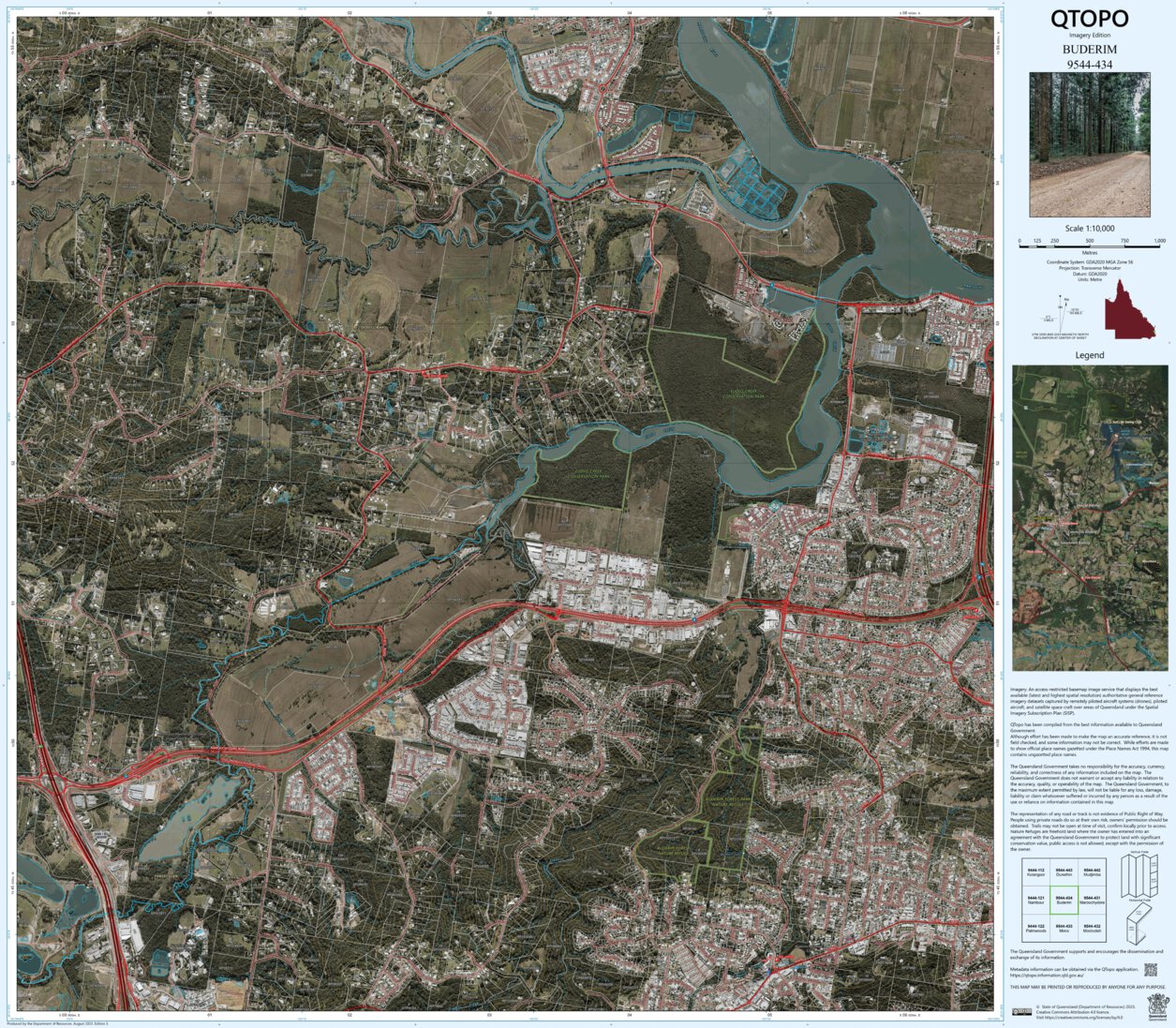 BUDERIM (9544-434i) Map by Department of Resources | Avenza Maps