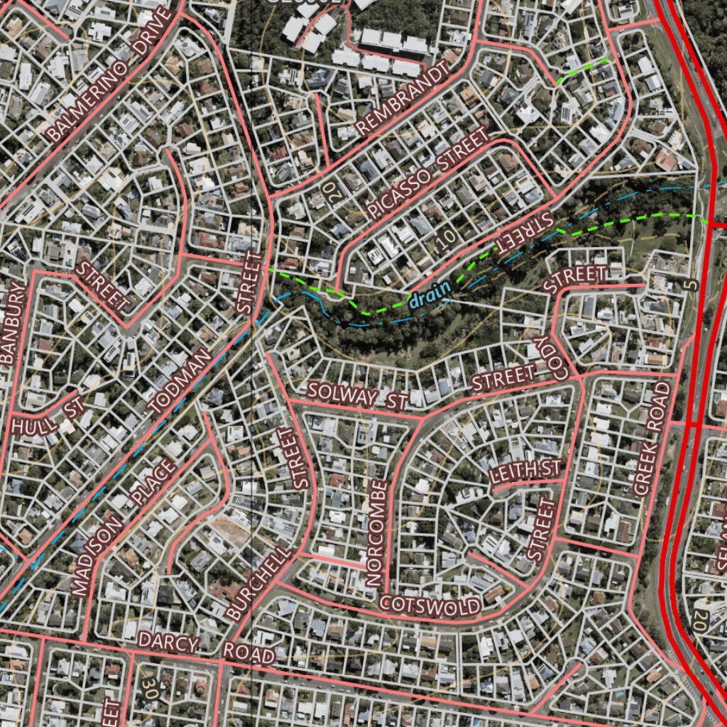 BULIMBA (9543-332i) Map by Department of Resources | Avenza Maps