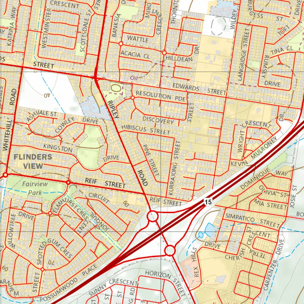 Bundamba (9442-13) Map by Department of Resources | Avenza Maps