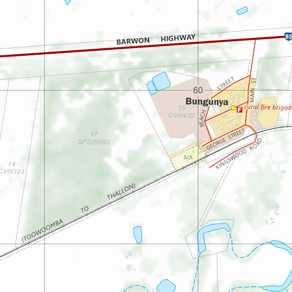 Bungunya (8841-32) Map by Department of Resources | Avenza Maps