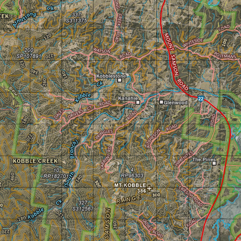 Caboolture (9443i) Map by Department of Resources | Avenza Maps