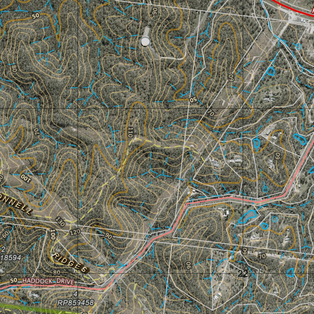 Calliope Crossing (9150-32i) Map by Department of Resources | Avenza Maps