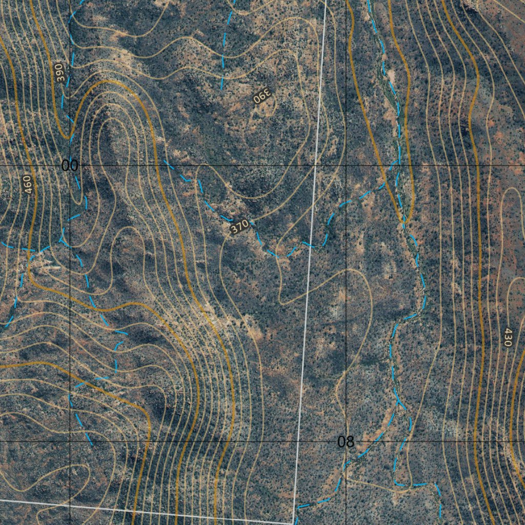 Cameron Creek Dam (6956-43i) Map by Department of Resources | Avenza Maps